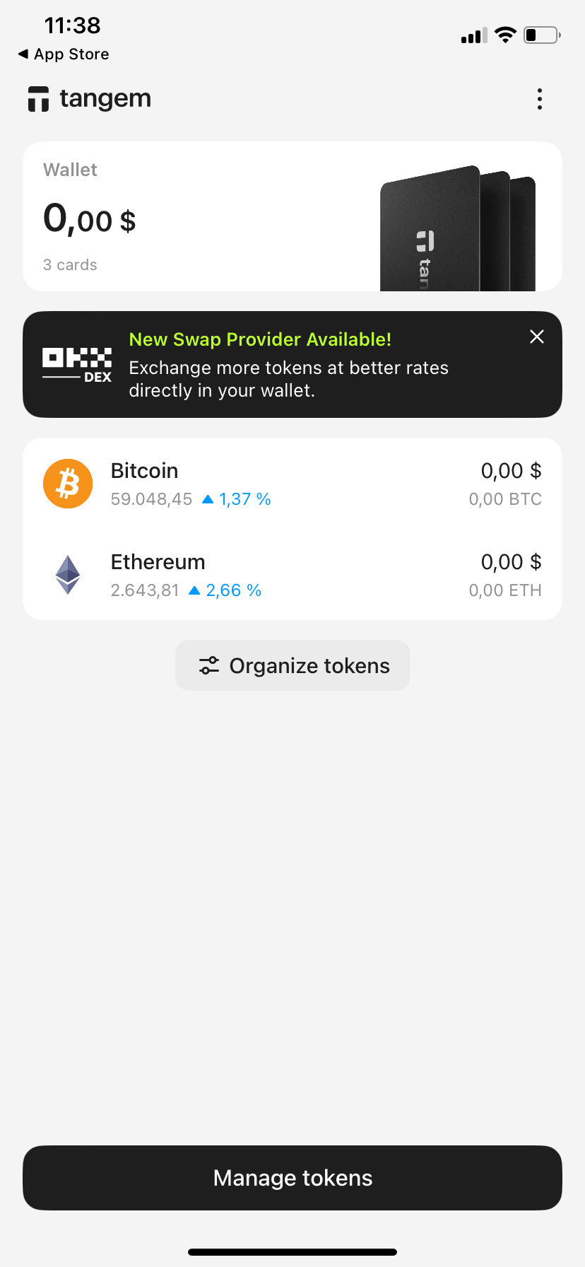 Tangem Wallet im Test – rendite.cloud