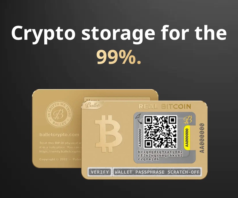 Testbericht: Ballet Real Bitcoin Cold Wallets – rendite.cloud