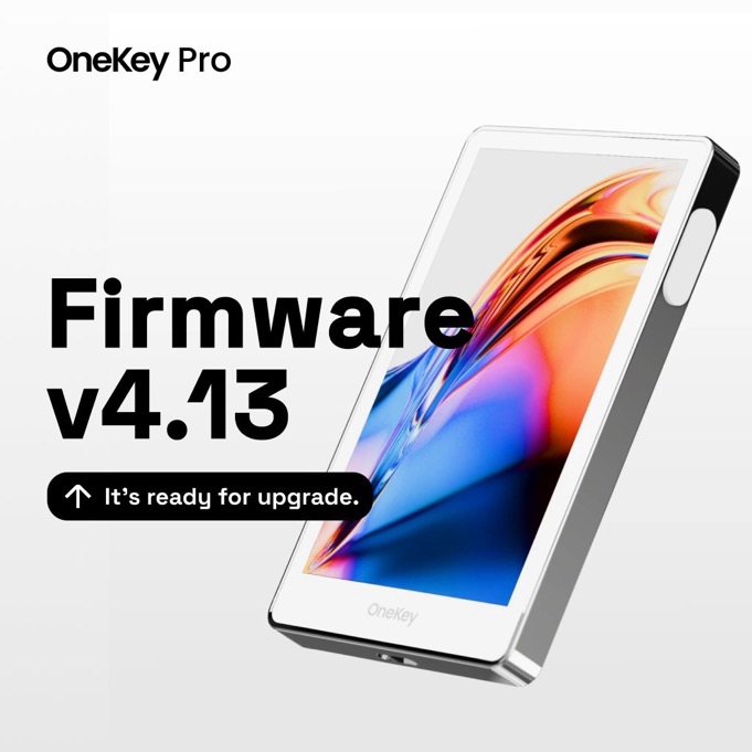 OneKey veröffentlicht umfangreiches Firmware-Update für 2025 – rendite.cloud