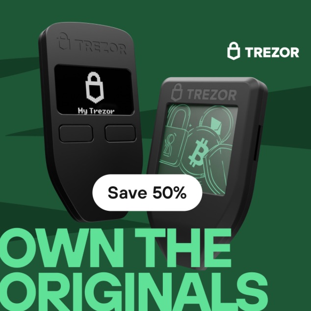 Trezor One und Trezor Model T Hardware Wallet zum halben Preis ...