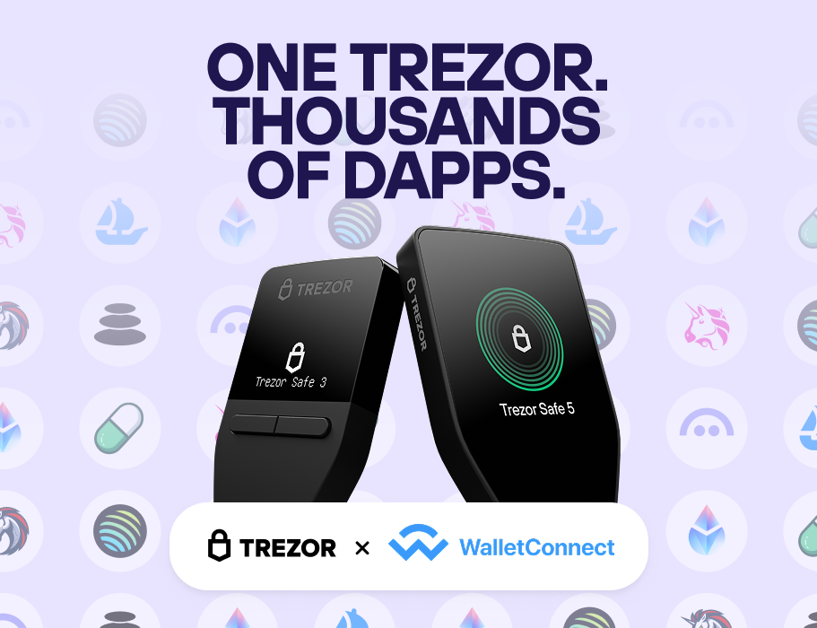 Trezor Suite integriert WalletConnect: Sichere Verbindung zu Tausenden ...